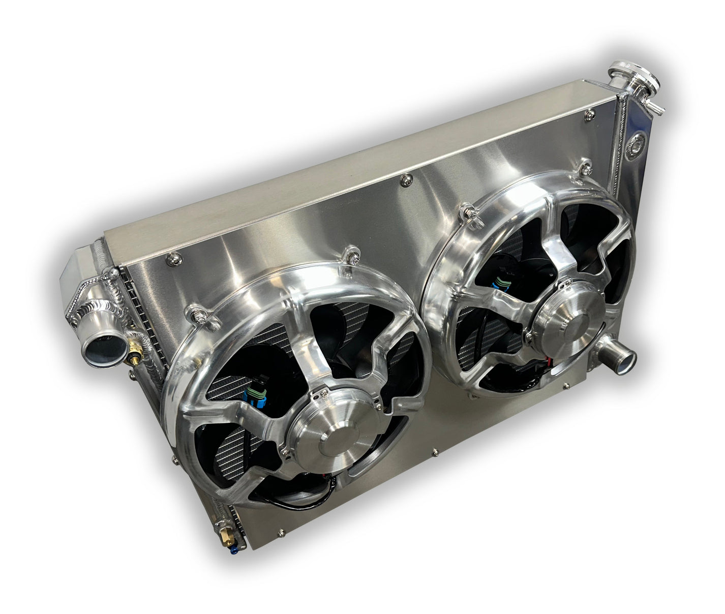 1967 -1969 Camaro Aluminum Radiator - Dual 12" HPX Fans And Shroud ...