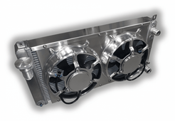 S10 LSX Conversion Radiator – Dual HPX Fans – Entropy Radiator