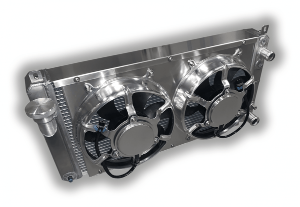 S10 LSX Conversion Radiator – Dual HPX Fans – Entropy Radiator